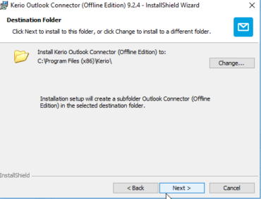 Anbindung Kerio Connect 9.X an Outlook über Kerio Client › Fox1
