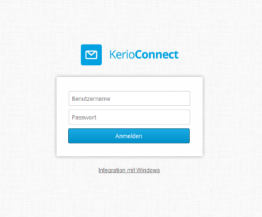 Anbindung Kerio Connect 9.X an Outlook über Kerio Client › Fox1